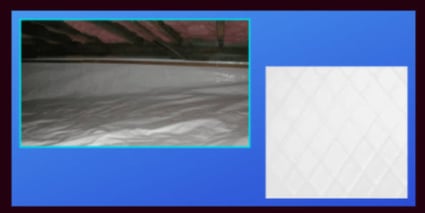 20 mil plastic sheeting- White String Reinforced