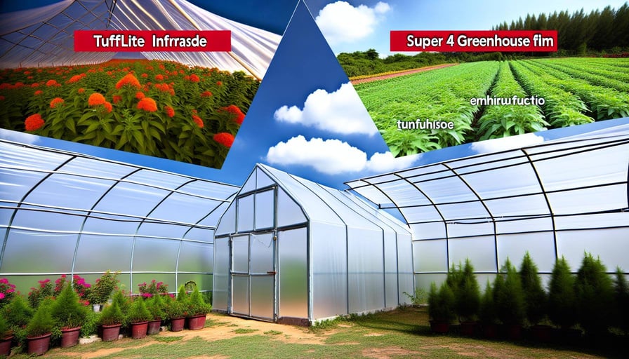 Greenhouse Plastic Tufflite Infrared vs. Super4