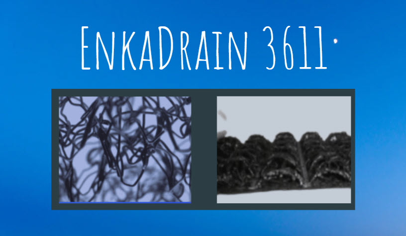 Enkadrain 3611 R Drainage Composite 39" x 100'