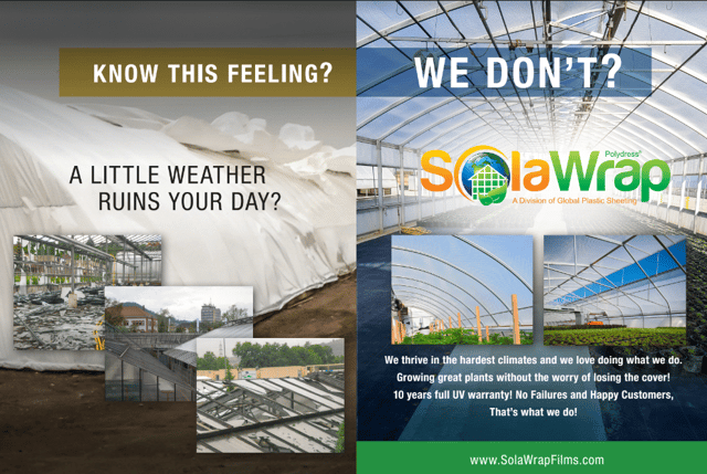 Greenhouse film- 10 Year UV Warranty Clear Greenhouse covering-