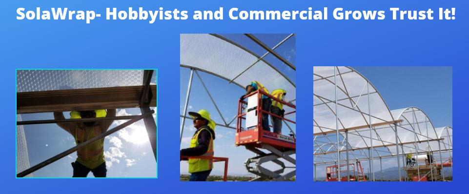 Greenhouse Covering SolaWrap Greenhouse Plastic