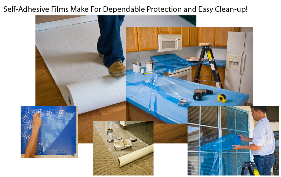 Self-Adhesive Plastic Film For Protection during Renovation