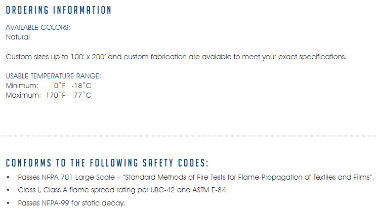 Griffolyn® Type-55 ASFR- Anti-Static Fire Retardant