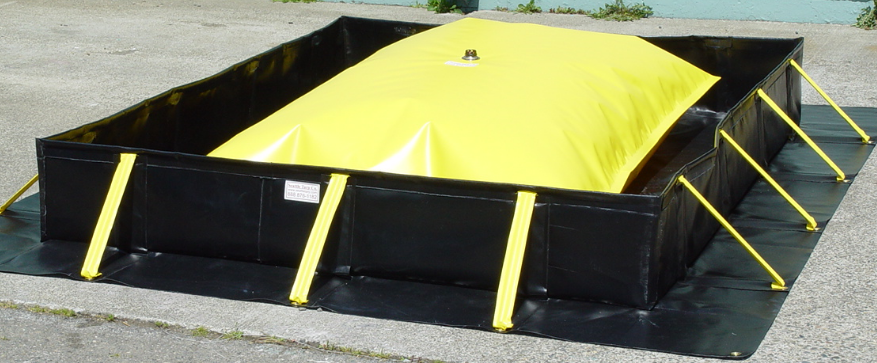 Snap-up Spill Containment Berms