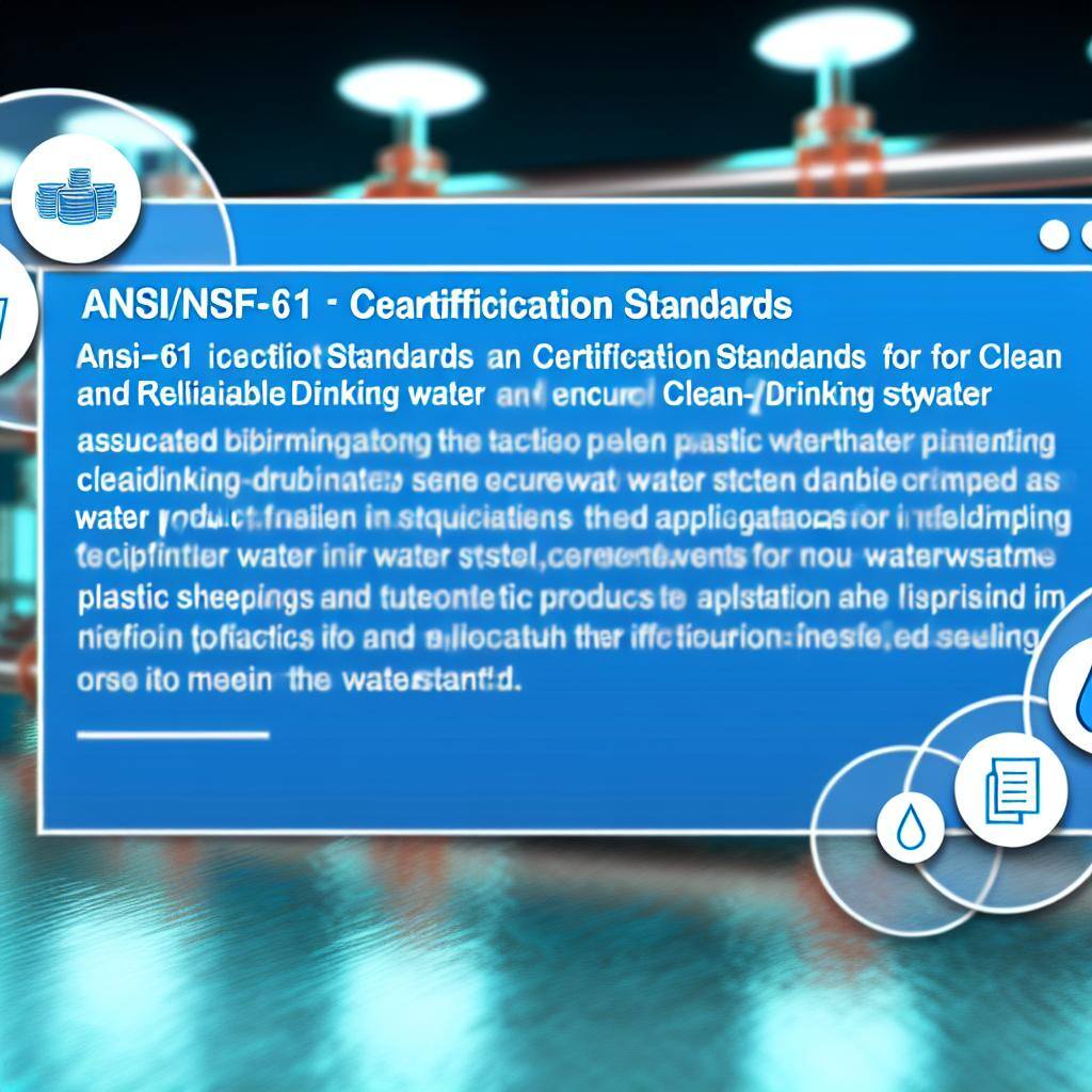 ANSI/NSF-61: The Key to Clean and Reliable Drinking Water Systems