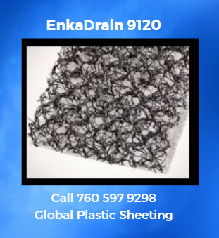 Enkadrain 9120- Drainage Product for Retaining Walls, Underground Parking