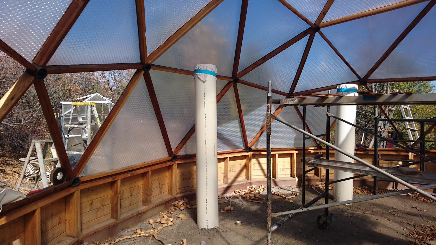 SolaWrap Geodesic Greenhouse Structures