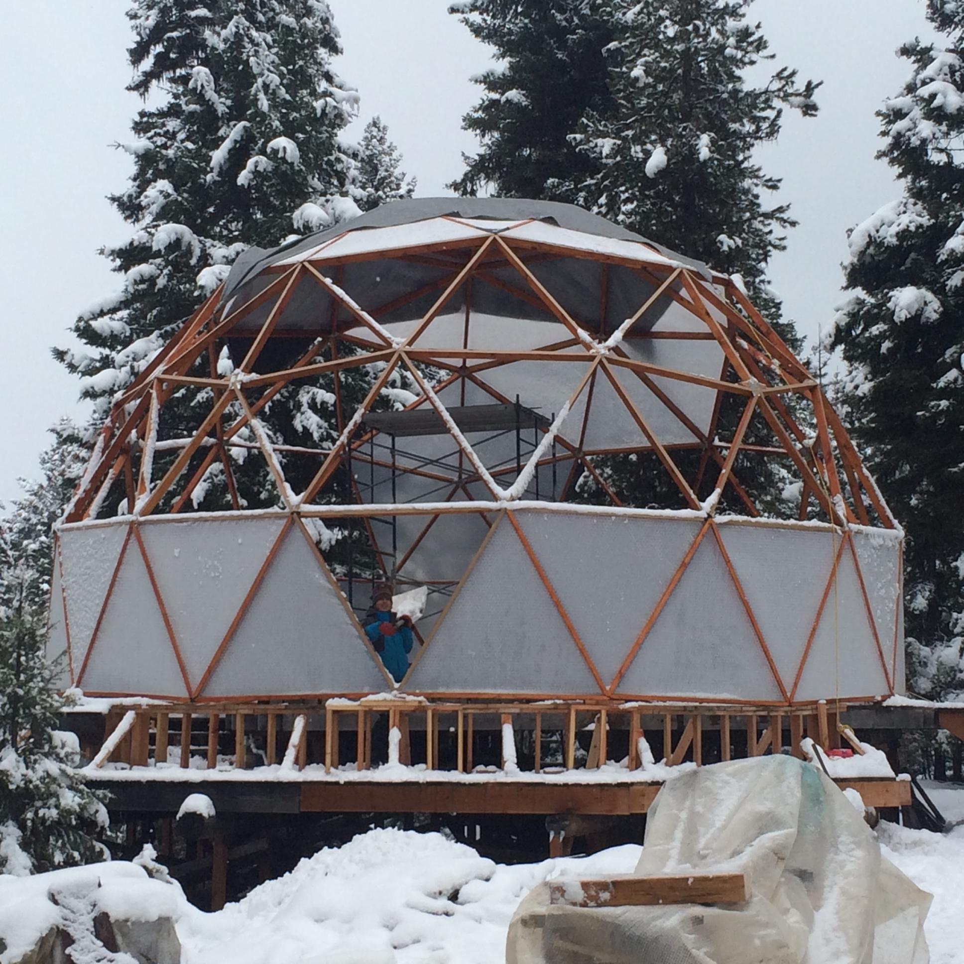 SolaWrap Geodesic Greenhouse Structures